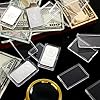 Amazon.com: Batiyeer 100 Pcs Silver Bar Case Holder - Clear Acrylic ...