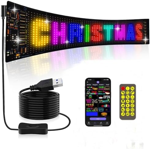 Amazon.com : Programmable LED Sign for Business,Flexible Digital Sign ...