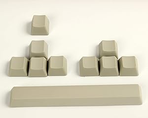 Amazon.com: 10 Keys OEM Profile Thick PBT Keycaps Arrow WASD Esc 6.25u ...