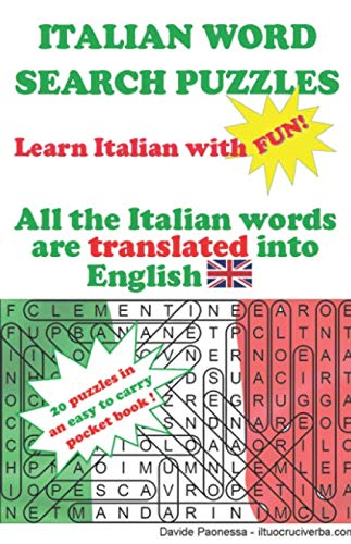 Italian word search puzzles: A pocket book to learn italian words. For ...
