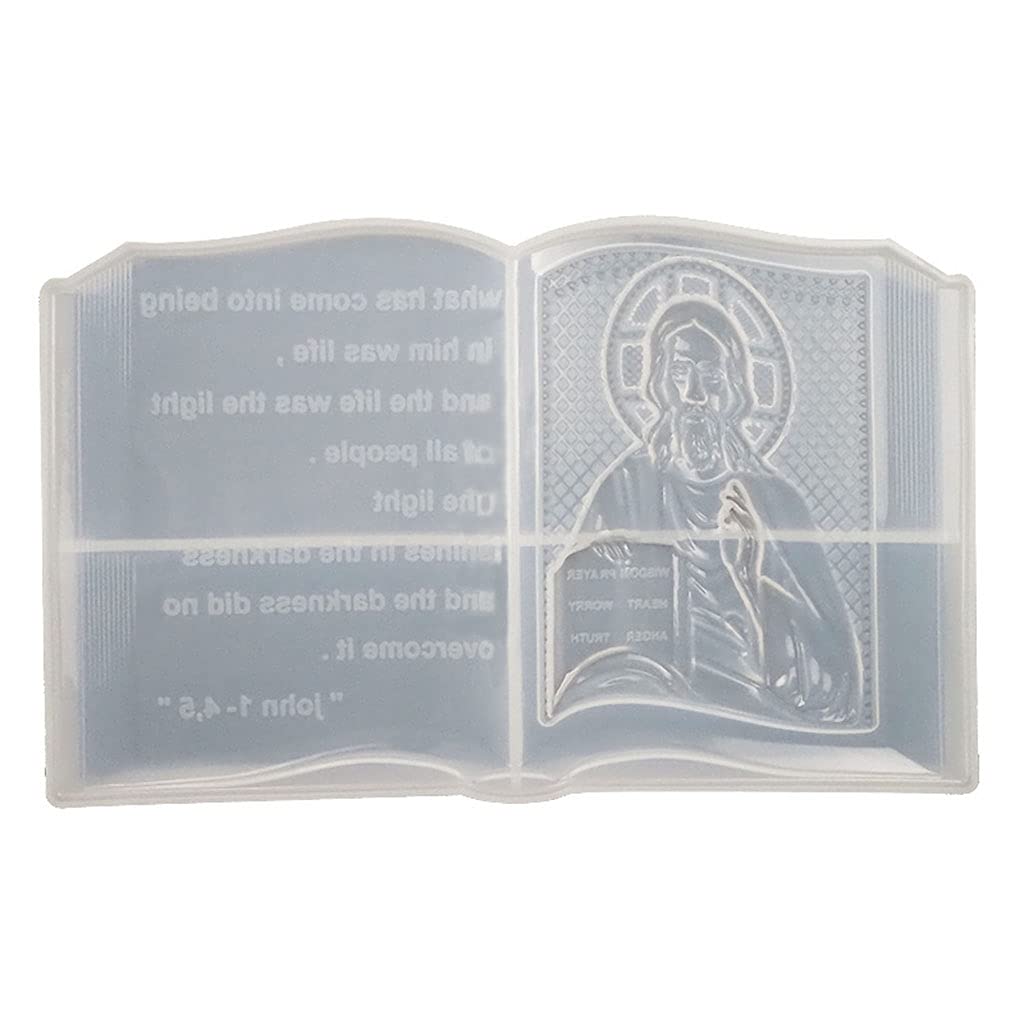 Amazon.com: appuivbt Bible Resin Mold Silicone Mold for Resin Casting ...