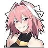 Amazon.com: Astolfo Smirk Bust Peeker Vinyl Sticker, UV Resistant ...