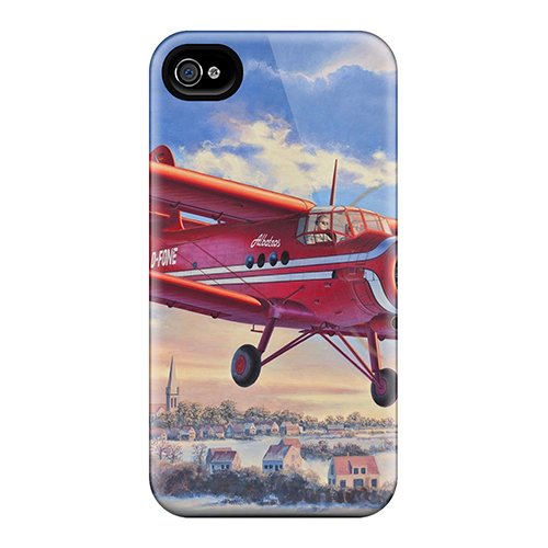 Amazon.com: Snap-on Case Designed For Iphone 4/4s- Plane, Propeller ...