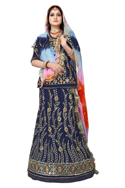 Buy Rajasthani Rajputi PoshAk (BLUE) at Amazon.in