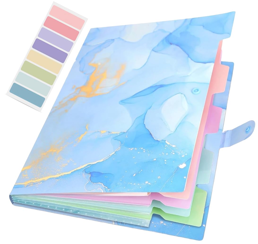 Corslet Expanding File Folder, Aesthetic Folders for School, Accordion ...