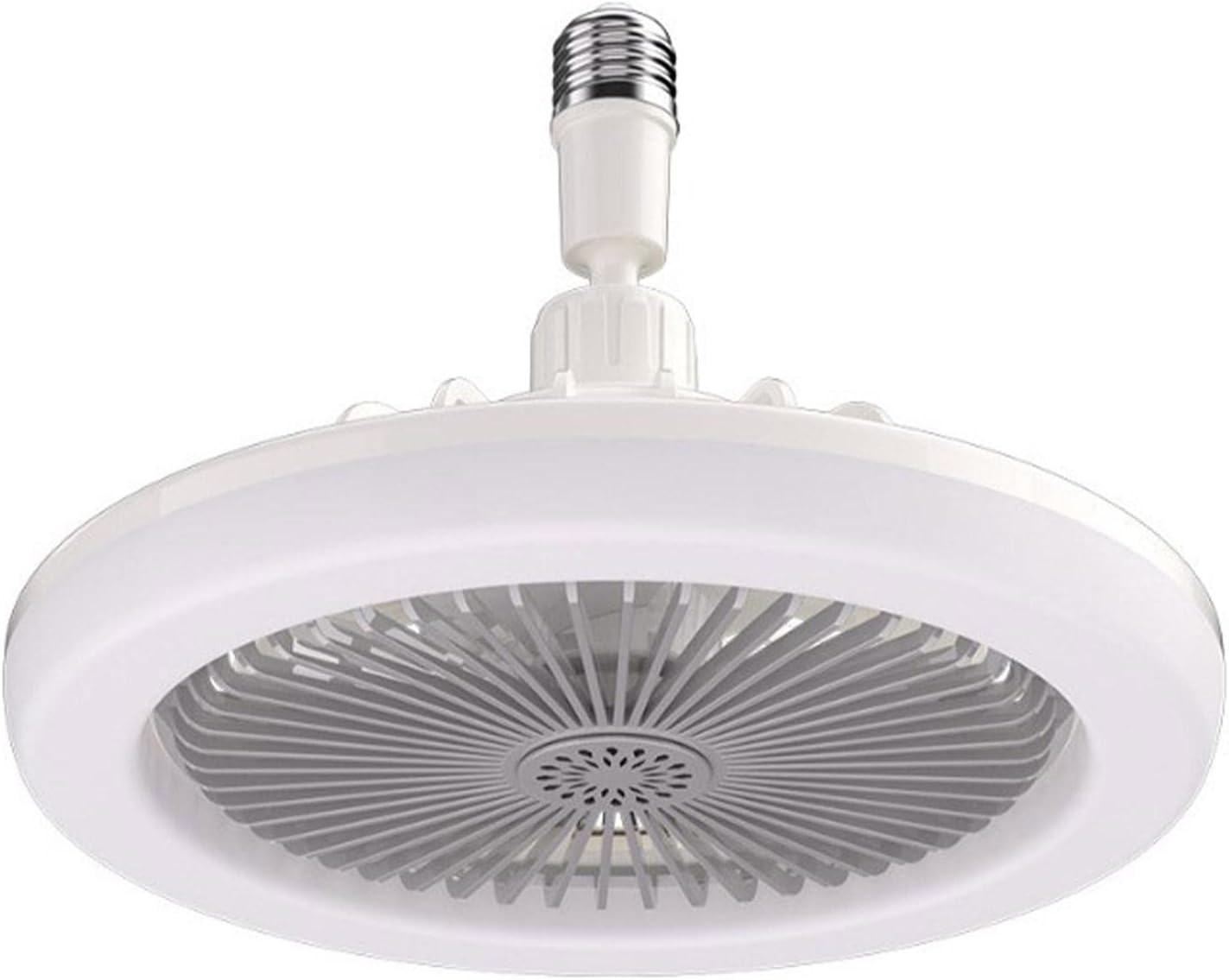 LED Bladeless Ceiling Fan, 10 inches Socket Fan Ceiling Fan, 2 In 1 ...
