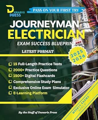 Journeyman Electrician Exam Success Blueprint: All-in-One NEC Study ...