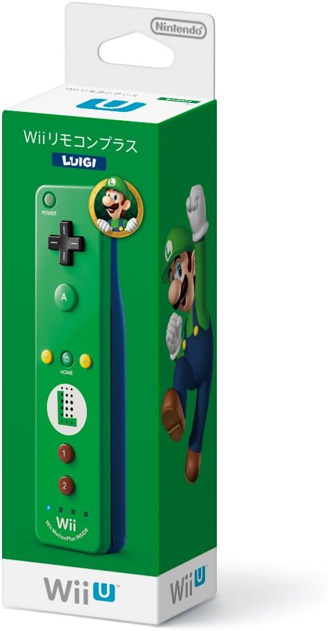 Nintendo Wii/Wii U Remote Plus Controller - Luigi (Japanese Version ...