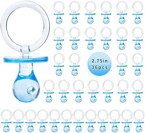 Amazon.com : Pacifiers for Baby Shower Game, 36 Plastic Pacifiers for ...