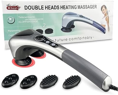 Amazon.com: Homedics Back Massager - Heated Automatic Percussion Back ...