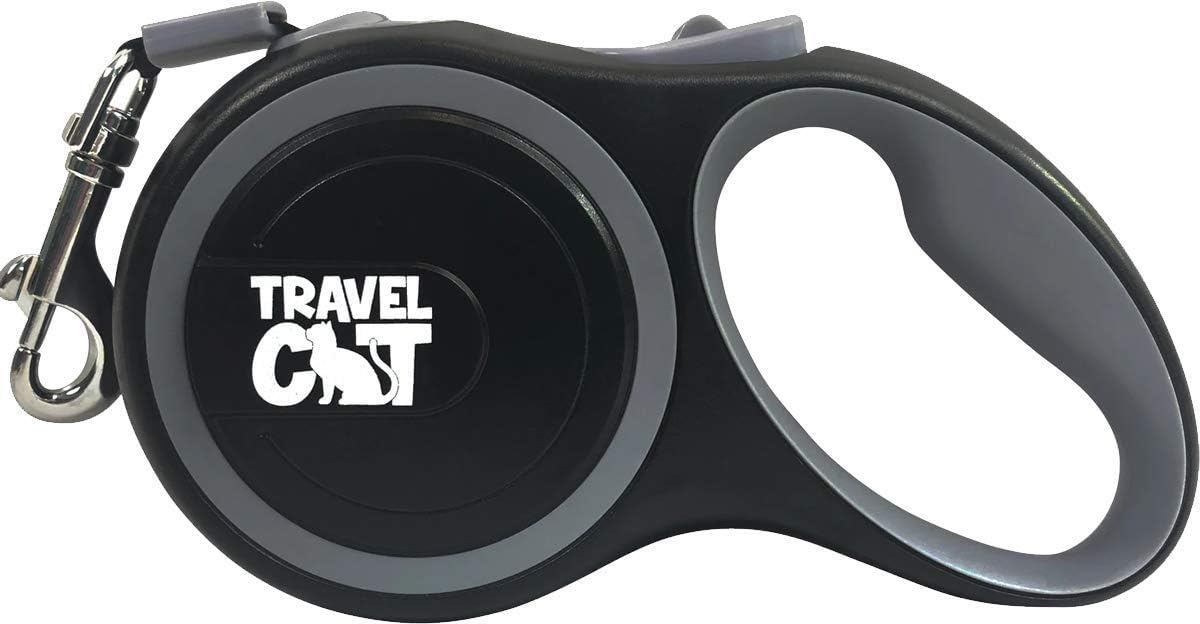 Amazon.com : Travel Cat Retractable Leash - Black Expandable Leash with ...