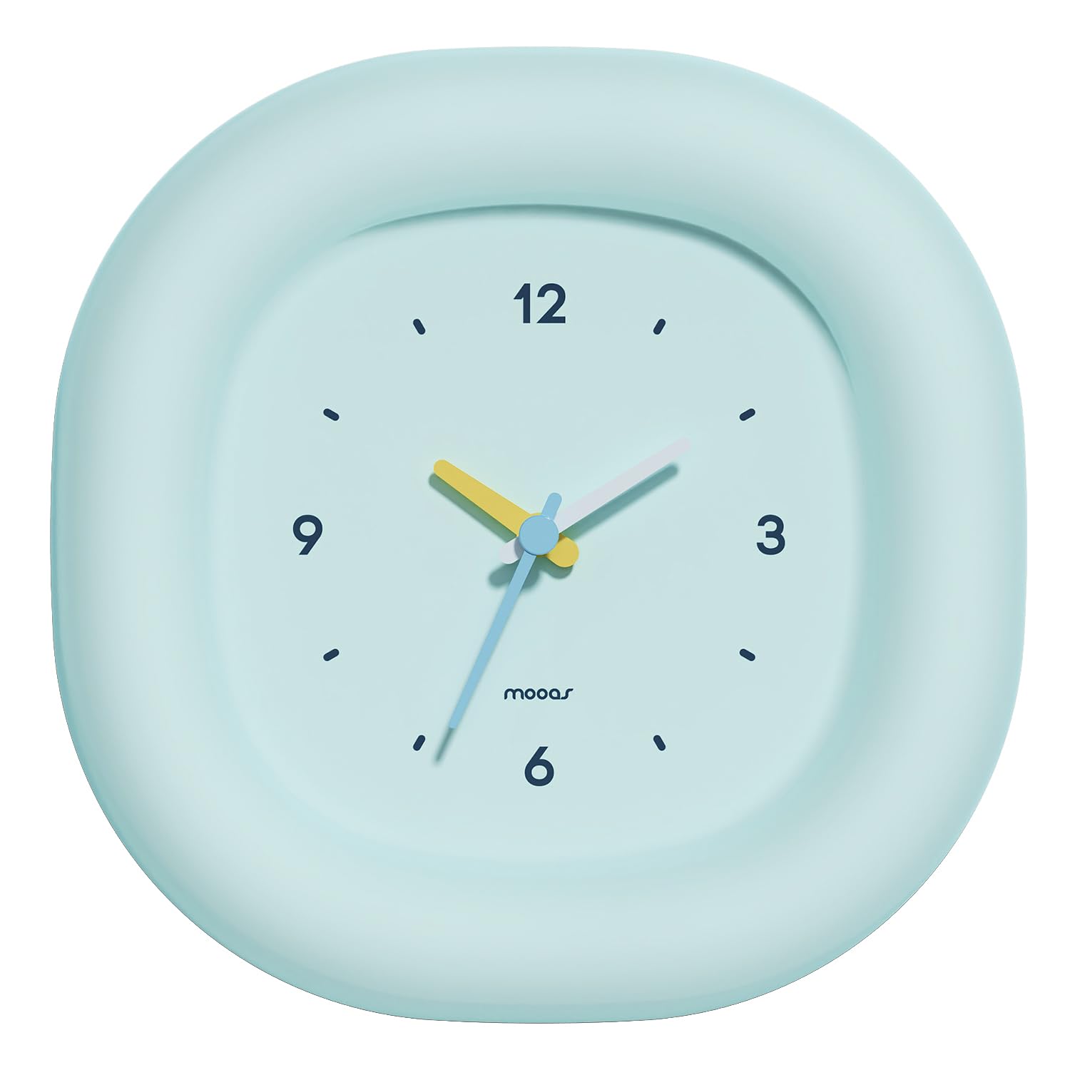 Amazon.com: mooas Cute Mini Analog Marshmallow Clock 6.9 Inch Aesthetic ...