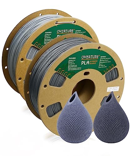 OVERTURE PLA Filament 1.75mm PLA 3D Printer Consumables, 2kg Cardboard ...