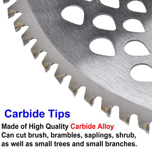 Snapklik.com : Jolaxy 10 80T Carbide Tip Blade (2 Pack), Metal Blades