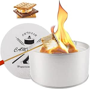 Portable Campfire Outdoor Fire Pit Mini Lightweight Bonfire, S'More ...