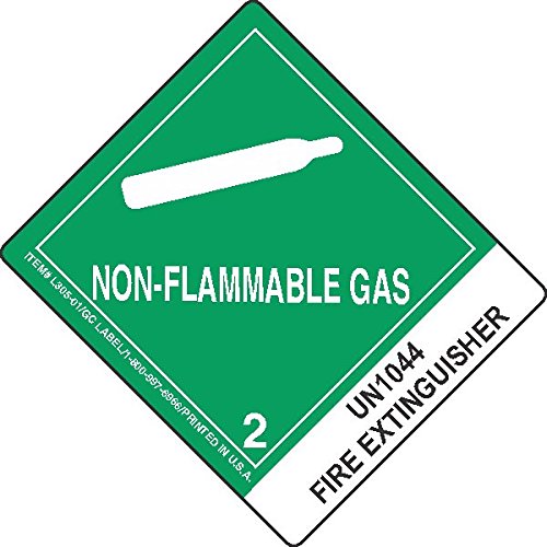 GC Labels-L305P3052, UN1044 Fire Extinguisher, Roll of 500 Labels ...