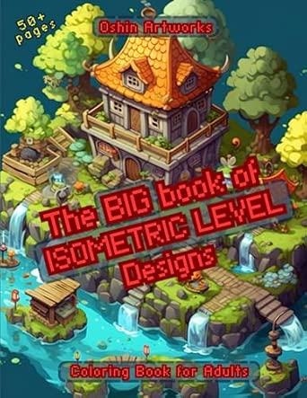 Amazon.com: The BIG Book of Isometric Level Designs: Coloring Book for ...