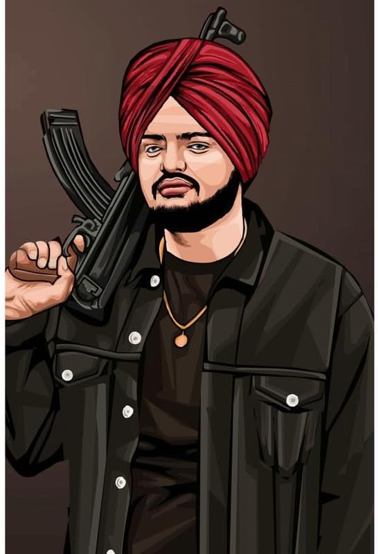 POSTER WALLAH Sidhu Moosewala Poster for Home Office and Student Room ...