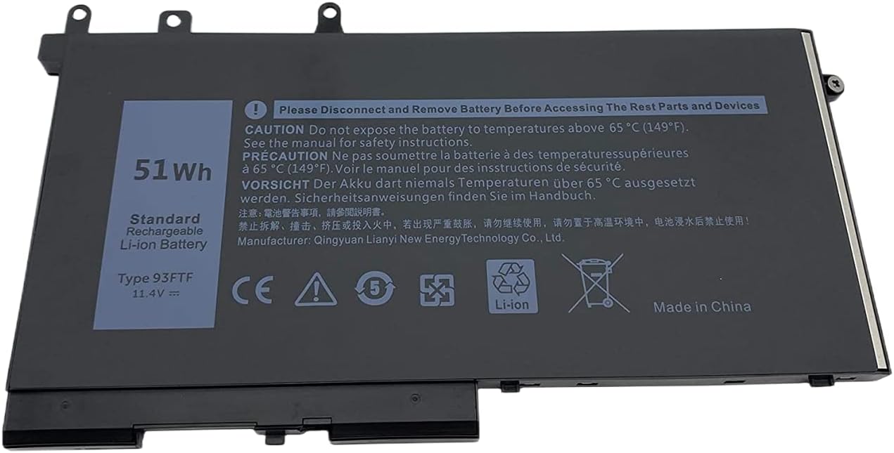 Amazon.com: EPYOBW 9JRV0 Laptop Battery 97Wh Compatible with Dell ...