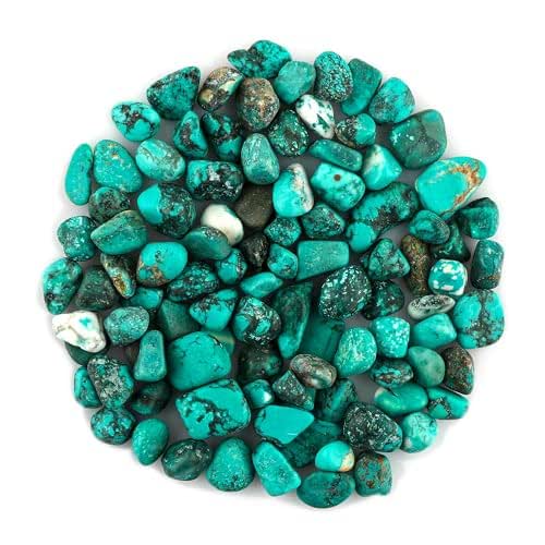 Amazon.com: 20+ PCS YASHEE 100 Cts Green Howlite Turquoise Raw Gemstone ...