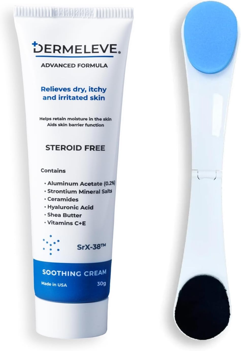 Amazon.com: Dermeleve Back Itch Bundle of Steroid Free Anti-Itch Cream ...