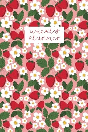 Amazon.com: Undated Weekly Planner - Strawberries - Work and Life ...