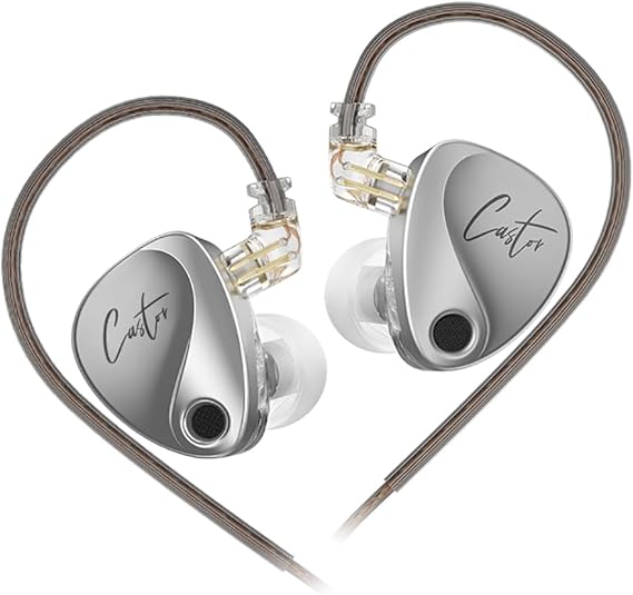 Amazon.com: KZ Castor in Ear Monitor Headphones, HiFi Improved Bass ...