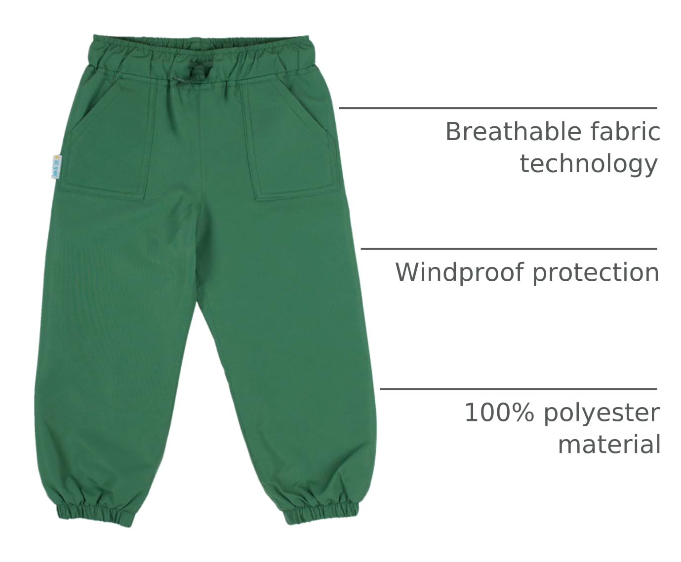 Snapklik.com : JAN & JUL Kids Waterproof Rain Splash Pants For Girls Boys