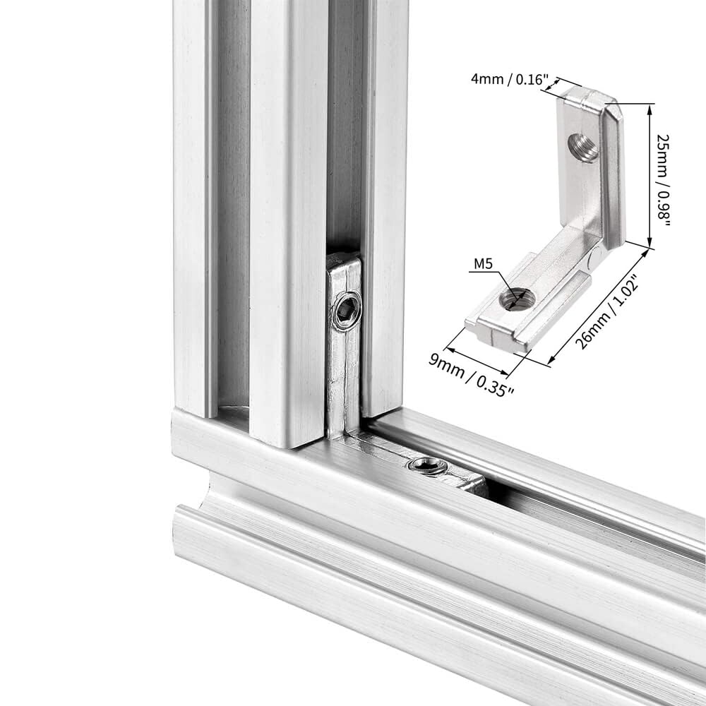 Snapklik.com : 30set Silve 2020 Series L-Shape Interior Inside Corner ...