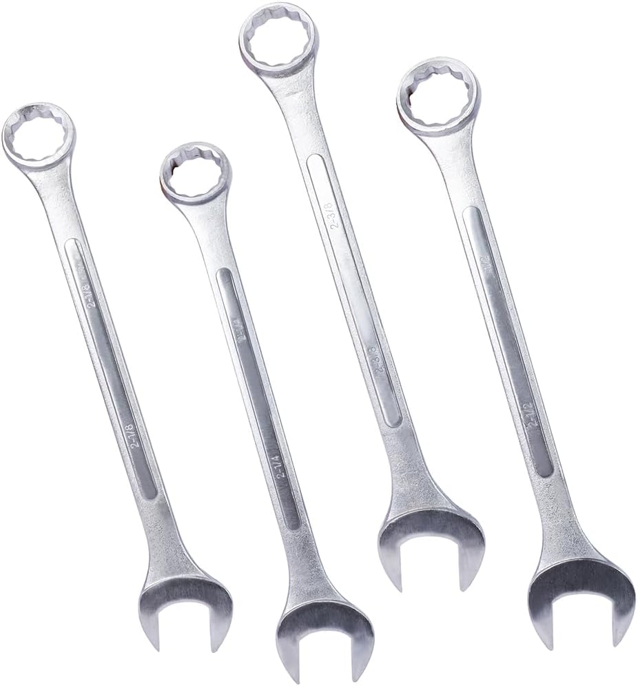 Amazon.com: AMZOSS 4-Piece Jumbo Combination Wrench Set, SAE Sizes 2-1/ ...