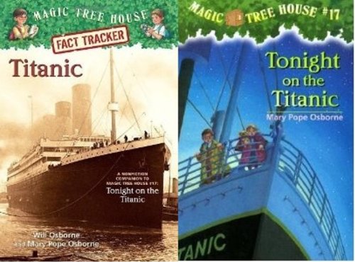 2 book set Magic Tree House #17 Tonight on the Titanic with Companion ...