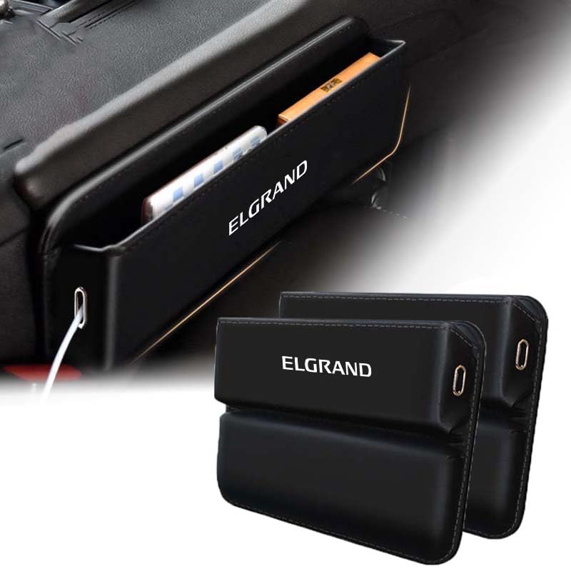 Amazon.co.jp: BATIZI 新型 エルグランド用 ELGRAND 車用隙間収納ボックス【2個】 E52系 3代目 車用 サイド収納ボックス 小物入れ 落下防止 カー用品 カー ...