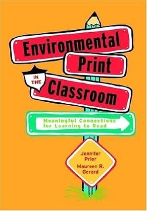 Amazon.com: Environmental Print In The Classroom: Meaningful ...
