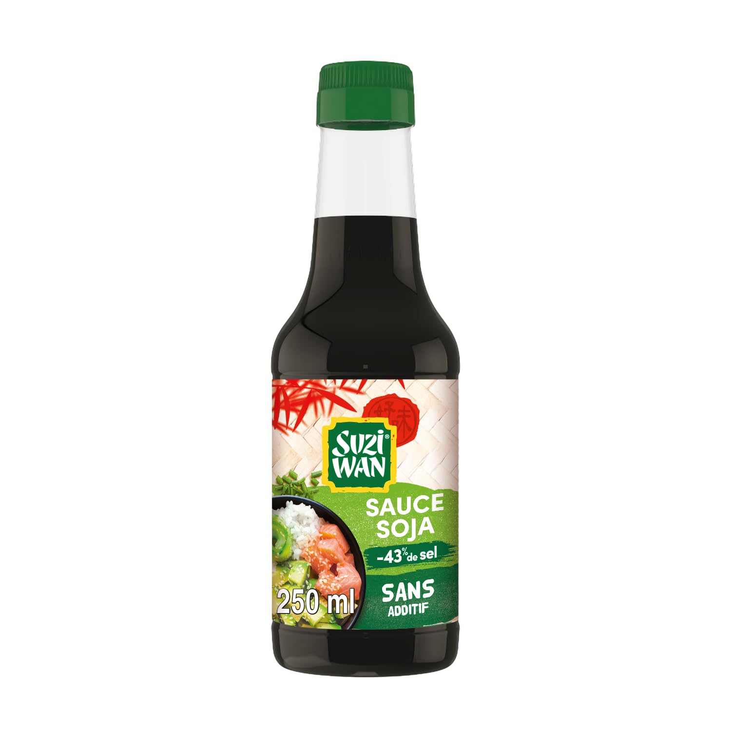 SUZI WAN Sauce Soja Allegee en Sel 250ml : Amazon.fr: Epicerie