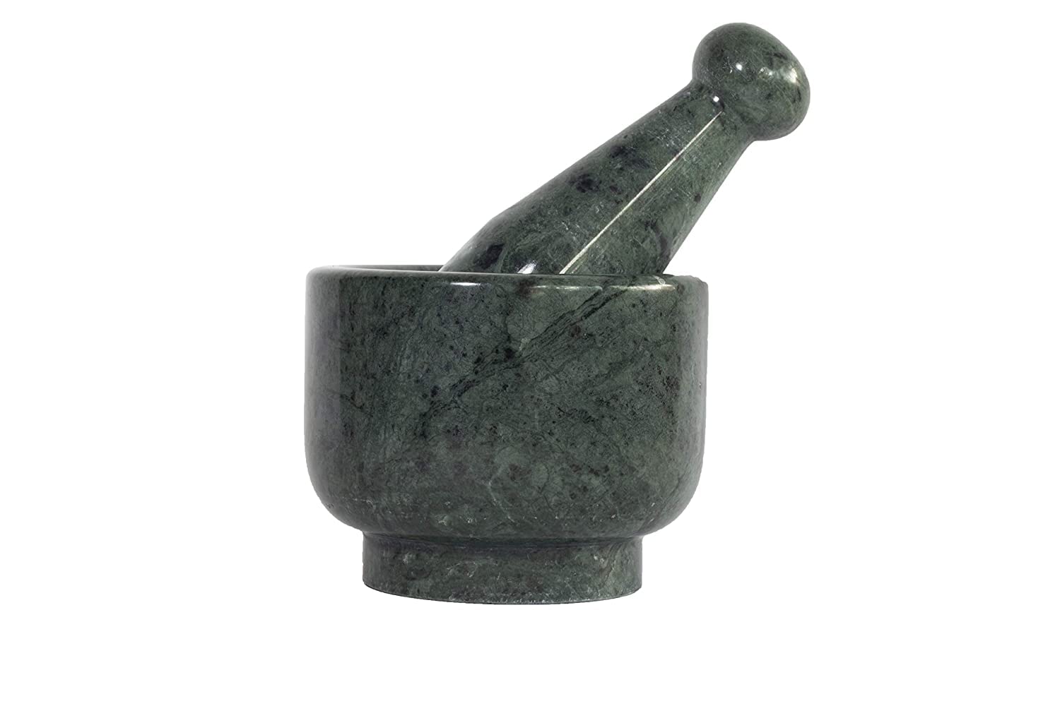 Stoneage Handirafts Green Marble Mortar and Pestle Set as Kharal ...