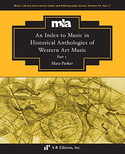 Ebook – An index to music in selected historical anthologies of Western ...