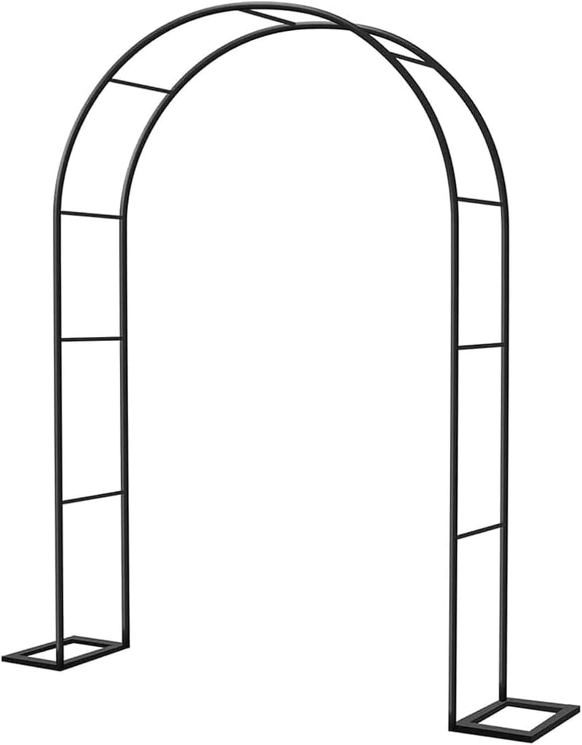 Heavy Duty Metal Garden Arch Trellis Wide Weather-Resistant Rose Arches ...