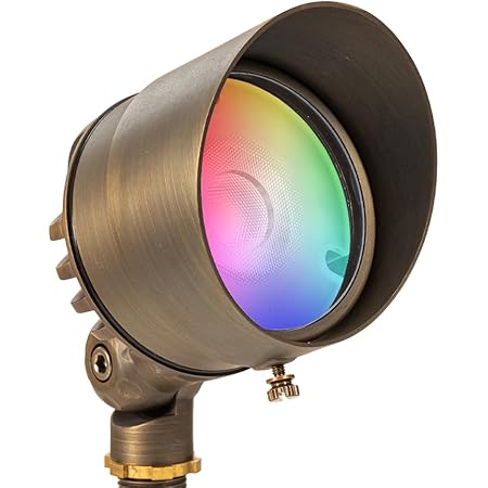 VOLT 12V Cold Forged Brass RGBW Color Changing Integrated LED ...