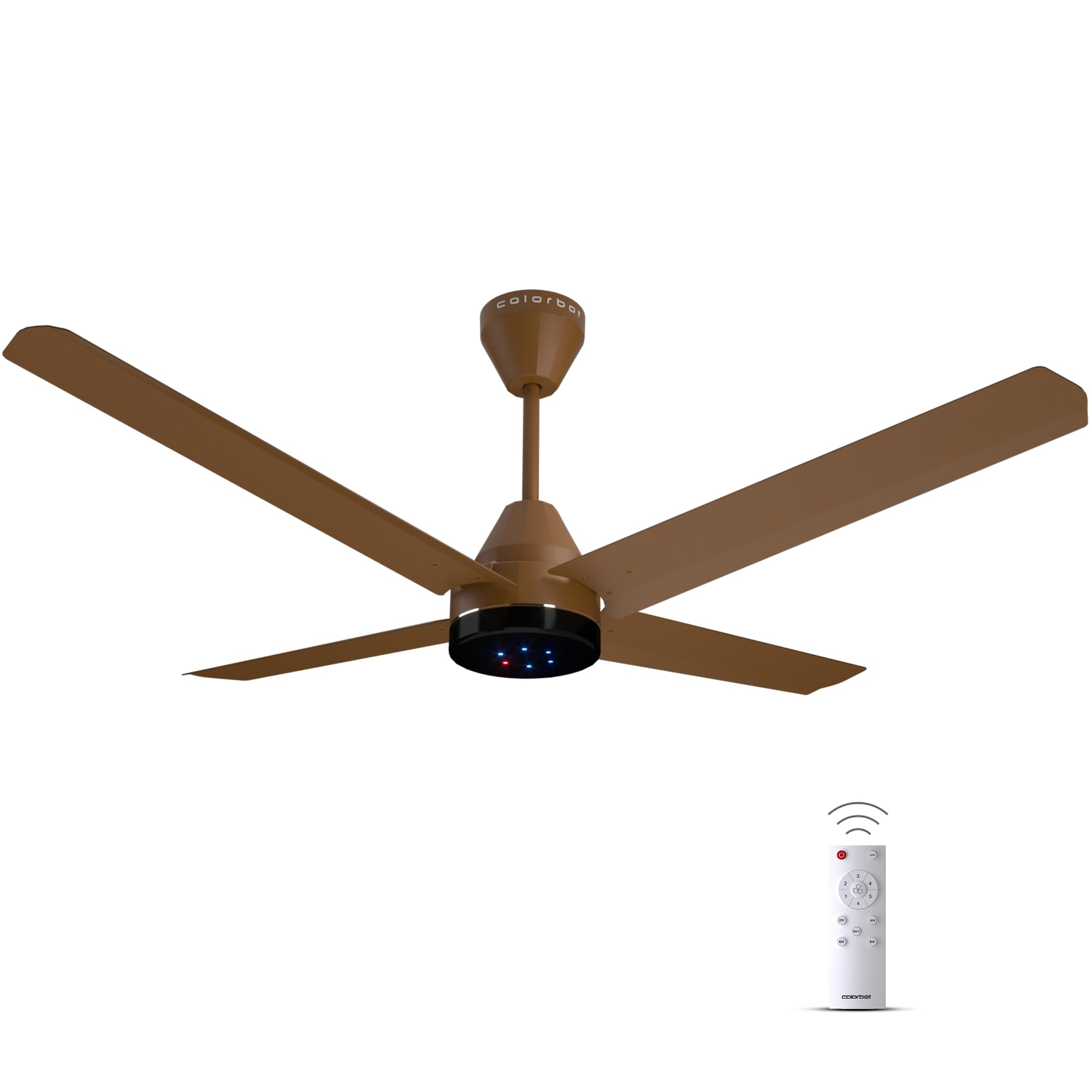 Buy Colorbot Stella Quad1200 mm 4 Blade Designer BLDC Ceiling Fans with ...