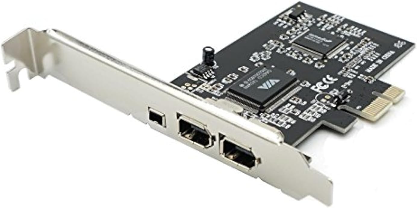 Amazon.com: axGear PCIE PCI-E FIREWIRE IEEE 1394 3 Port FIRE Wire ...
