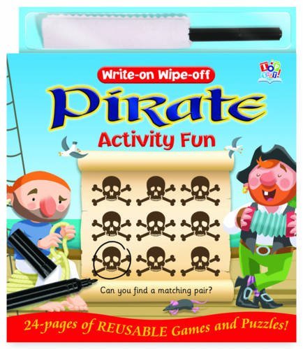 Draw on Wipe off Activity Book - Pirates (Write on Wipe Off Activity ...