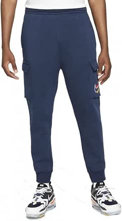 NIKE Mens Cargo Fleece Sweatpant Court Jog Pant Multi Swoosh Pant ...