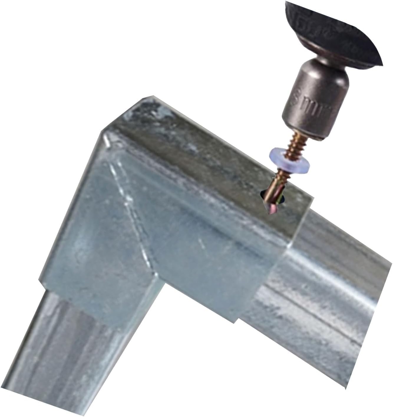 L Square Tubing 90 Degree Corner Connector for Shelves, 1" 1-1/4" 1-1/2 ...