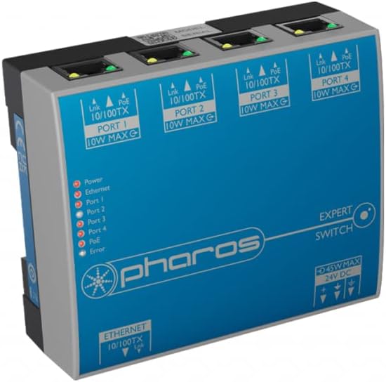 Amazon.com: Pharos XPS Expert Switch/DIN rail Ethernet switch with 4 ...