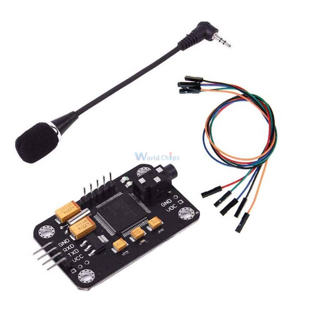 Amazon.com: Voice Recognition Module with Microphone Connector Jumper ...