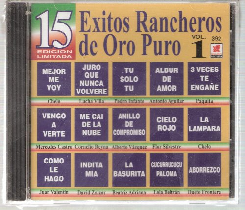 15 Exitos Rancheros De Oro Puro Vol 1 - Amazon.com Music