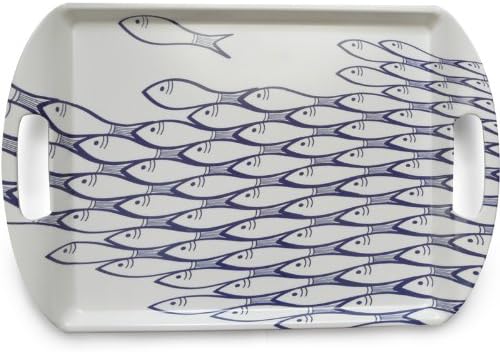 Amazon.com: JERSEY POTTERY SARDINE RUN Rectangular tray 17" x 12 ...