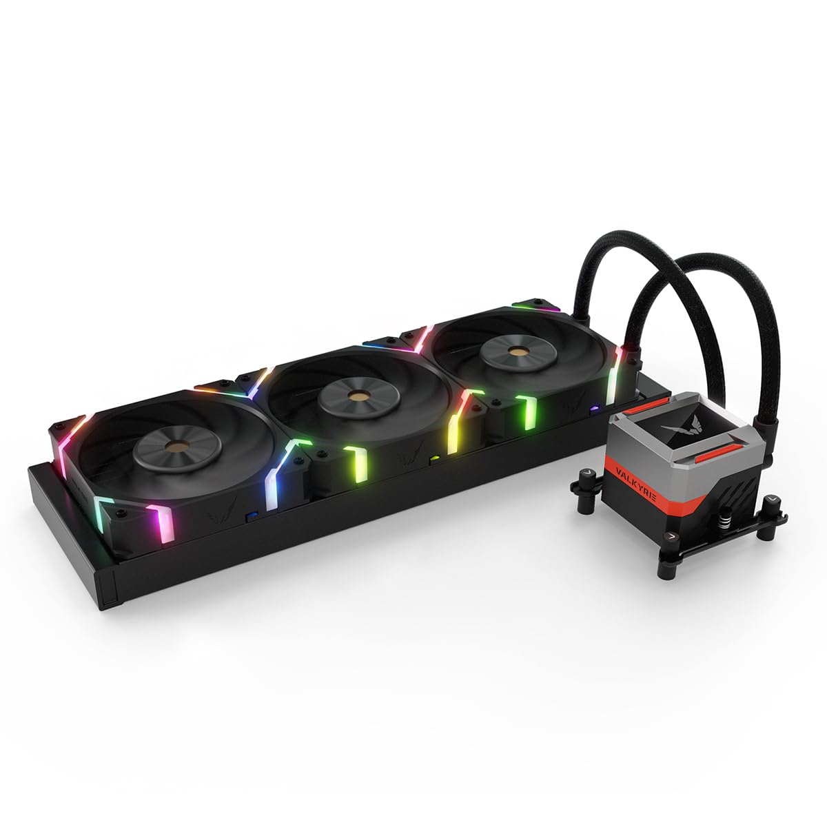 Amazon.com: Syn 360 Black - AIO CPU Liquid Cooler - LCD Screen Inside ...