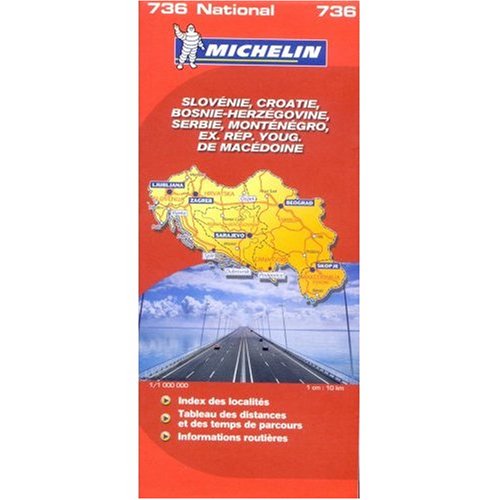 Michelin Map No. 736 Slovenia Croatia: Michelin Travel Publications ...