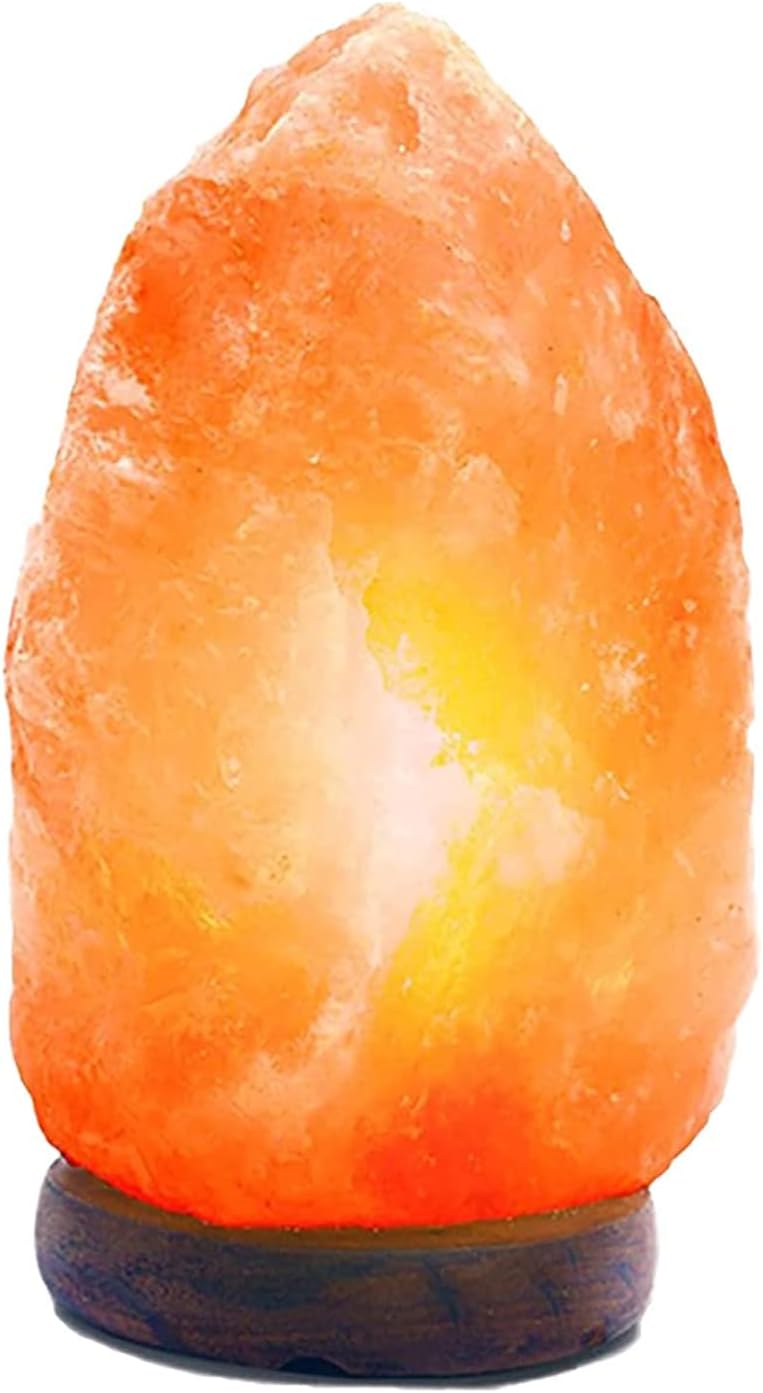 Himalayan Rock Salt Lamp, Orange, W 23.8 x H 15.0 x L 13.8 cm,: Buy ...